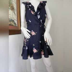 Altar'd State | Dresses | Nwt Altard State Navy Blueflower Dress Size M ...